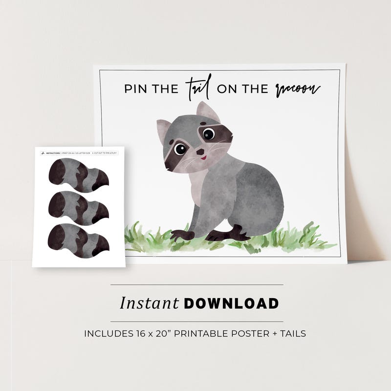 Raccoon Pin - Etsy