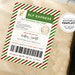 Elf Mail North Pole Shipping Label, Editable Elf Express Parcel Labels ...