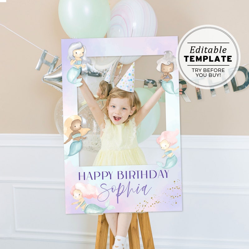 Mermaid Photo Booth Props - Etsy
