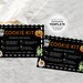 Editable Halloween Cookie Kit Card, Custom Halloween Treats, Trick or ...
