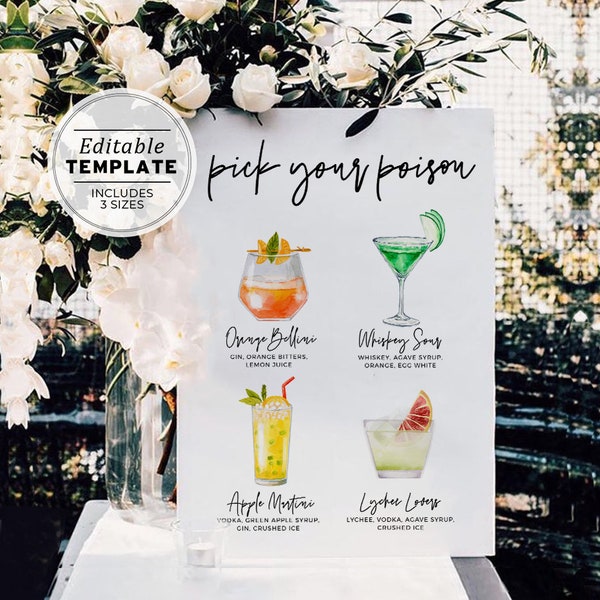 The Eleanor Arch Menu (4x6) | Boho Wedding Menu | Dinner Party Menu - Etsy