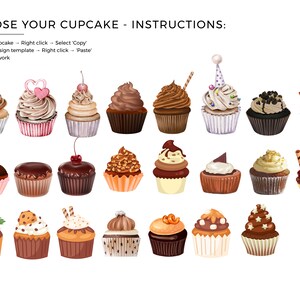 Cupcake Menu Sign, Cupcake Bar Sign, Minimalist Dessert Sign, 120 ...