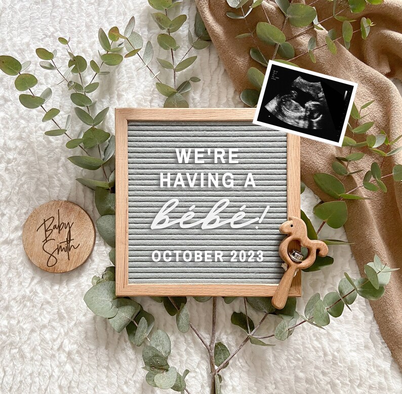 Moira Digital Pregnancy Announcement Baby Announcement Social - Etsy