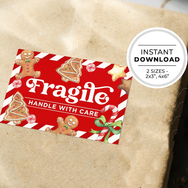 Personalized Fragile Stickers - Etsy