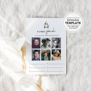 Christmas Guess Who Photo Game, Holidays Who Am I Game, Christmas Party ...