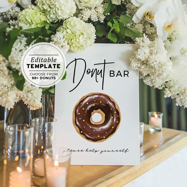 Donut Bar Sign - Etsy