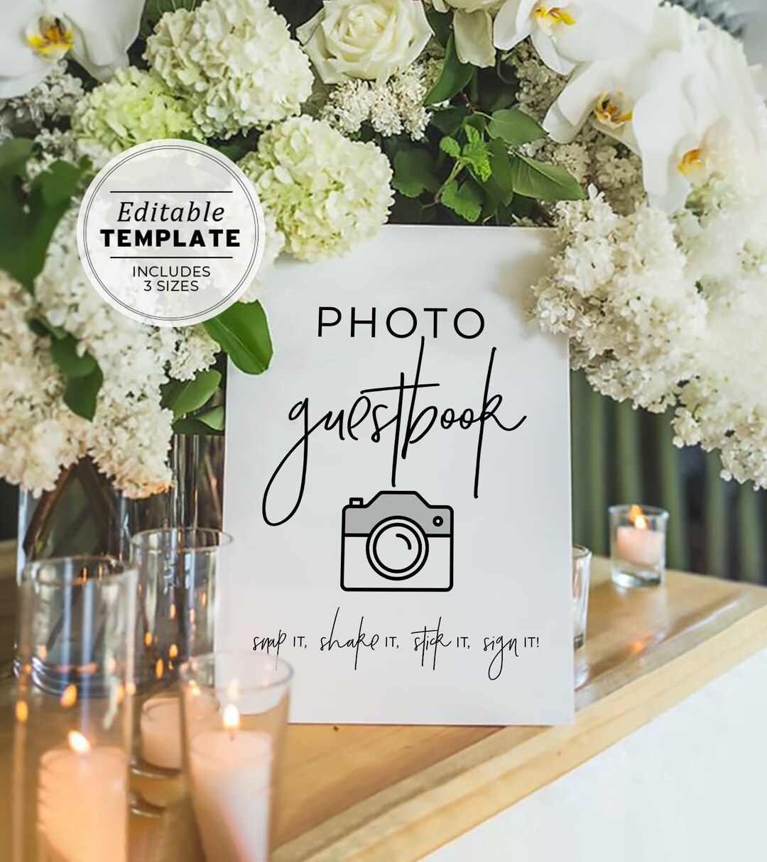 Photo Guestbook Sign, Wedding Photo Guestbook Sign, Photo Guestbook ...