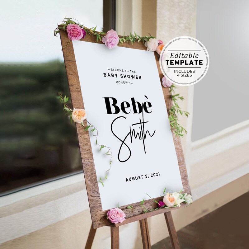 Welcome Baby Sign - Etsy