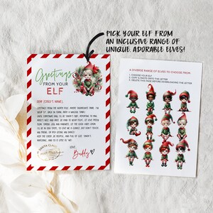 Elf Arrival Letter, Greetings From Your Elf, Christmas Elf Letter, Elf ...