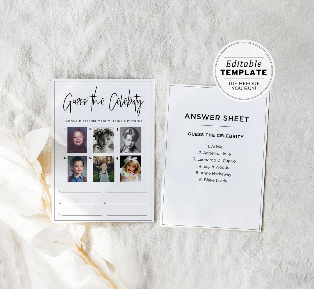 Juliette Celebrity Baby Name Match Game, Celebrity Parent Match ...