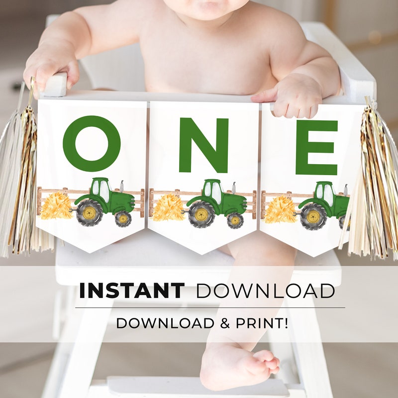 Tractor 1st Birthday - Etsy