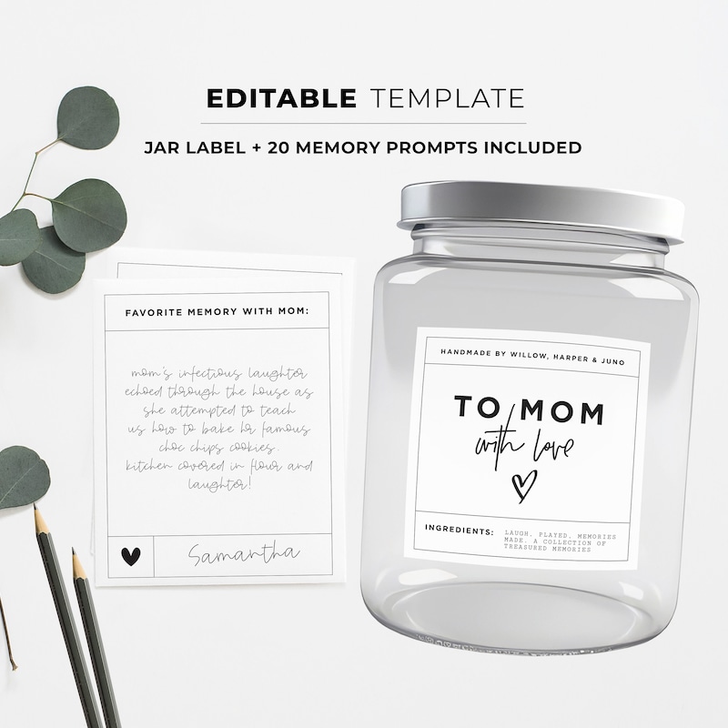 Memory Jar - Etsy