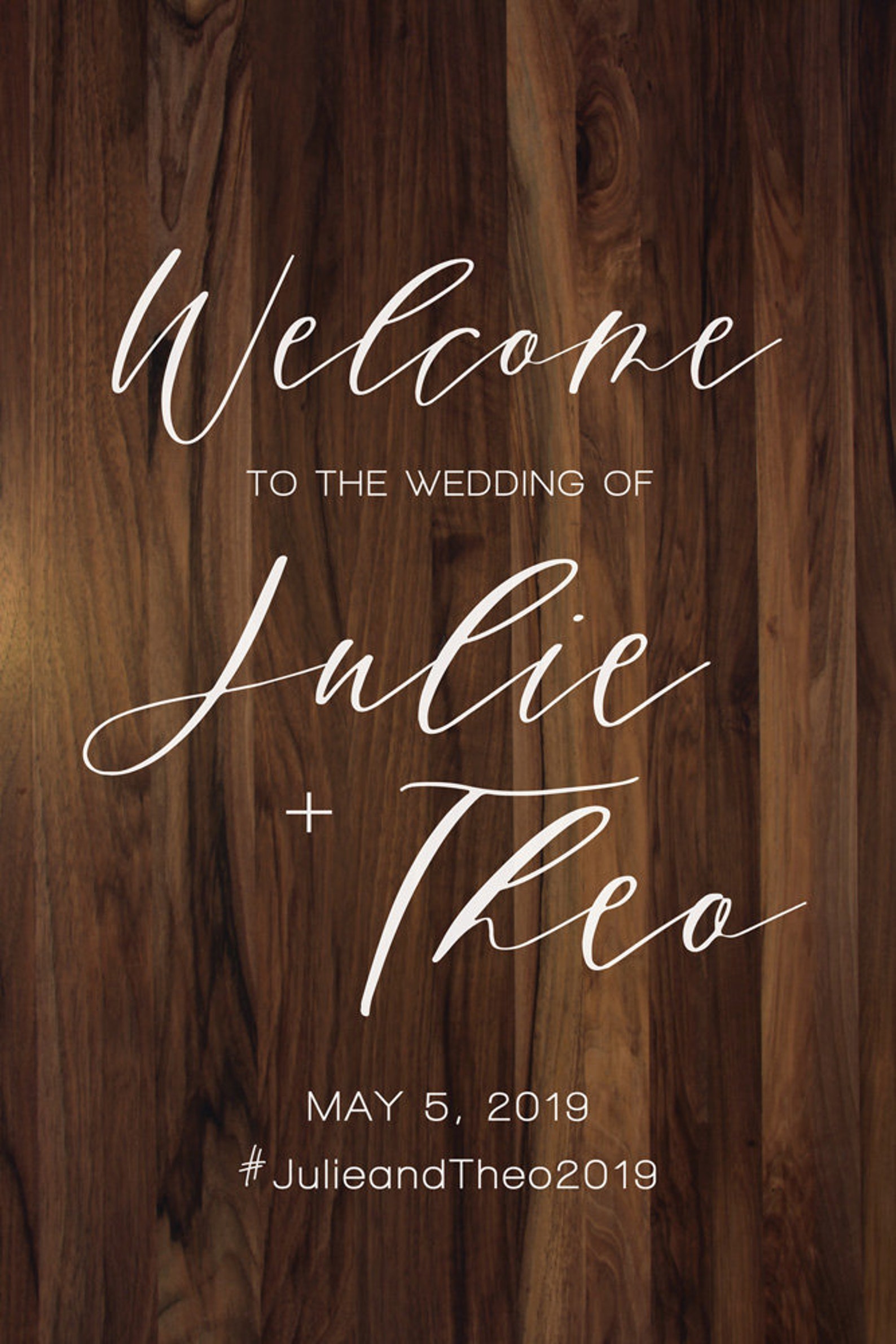 Timber Wedding Welcome Sign Editable Template Timber Wedding - Etsy Canada
