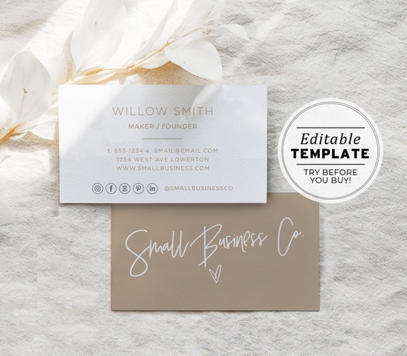 Wake Up Now Business Card Template