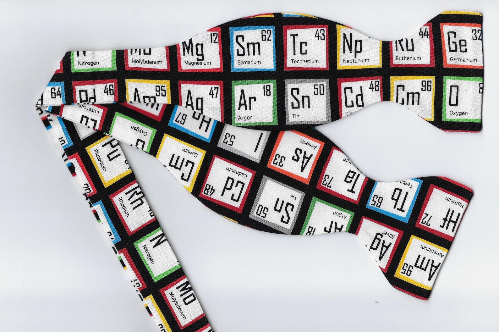 Periodic Table Bow Tie, Self-tie or Pre-tied, School Bow Tie, Geek Gift ...