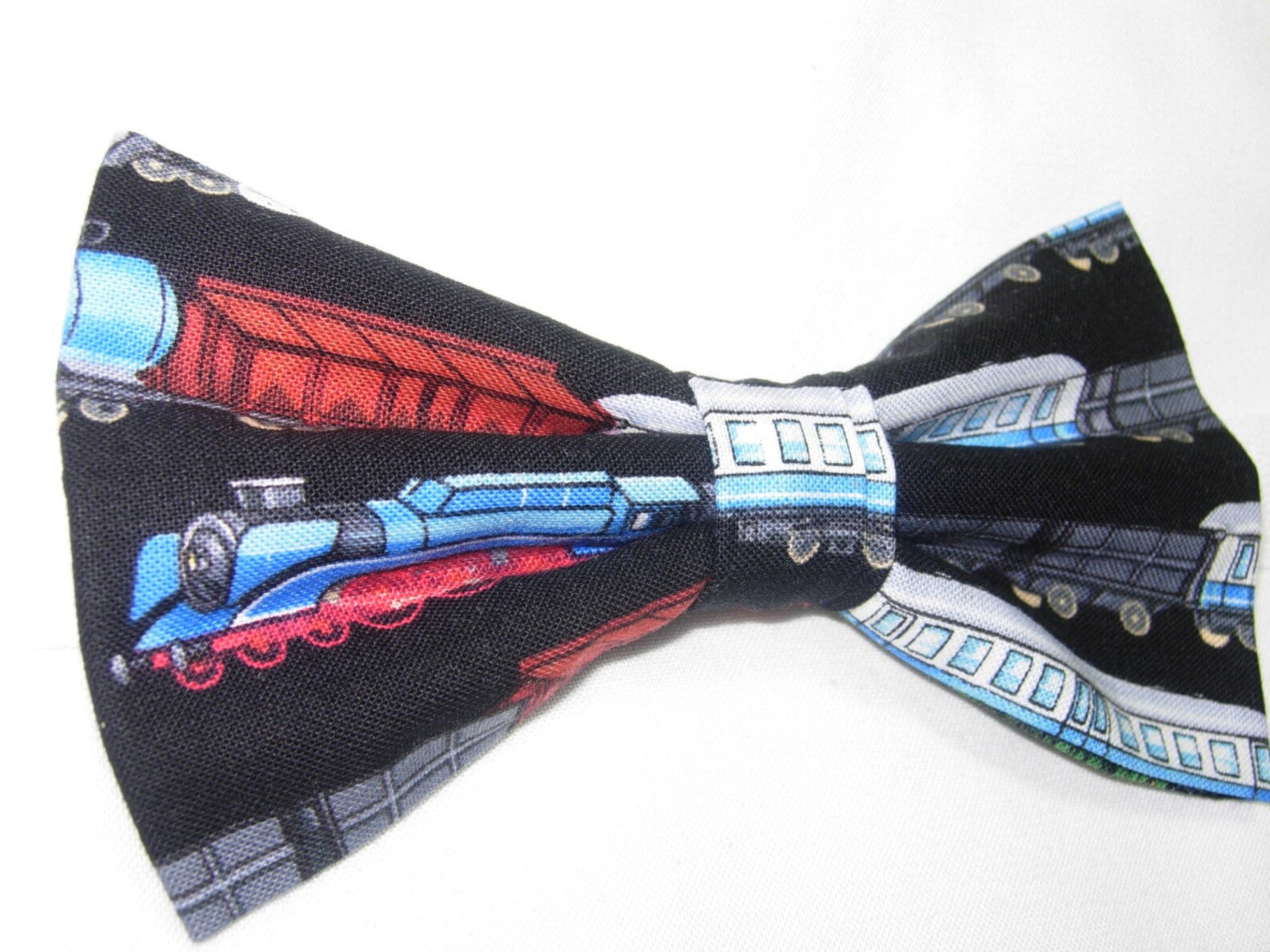 Train bow ties Railroad Trains Pre-tied Bow tie Train | Etsy