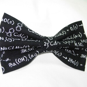 Chemistry Bow Tie, Science Bow, Chemical Formulas, School, Pre-tied Bow ...