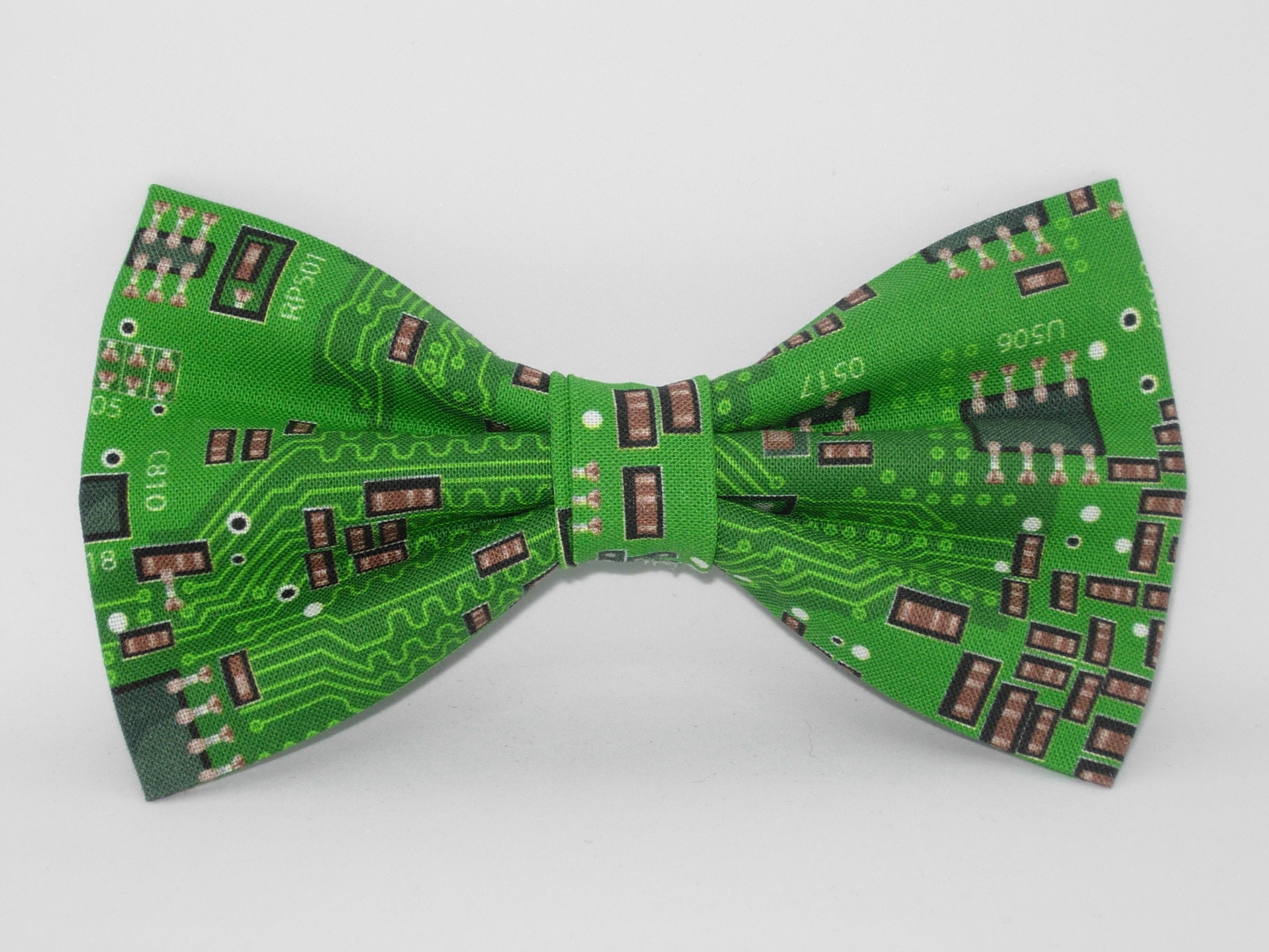 Computer Bow Tie, Circuit Board With Resistors, Pre-tied or Self-tie ...