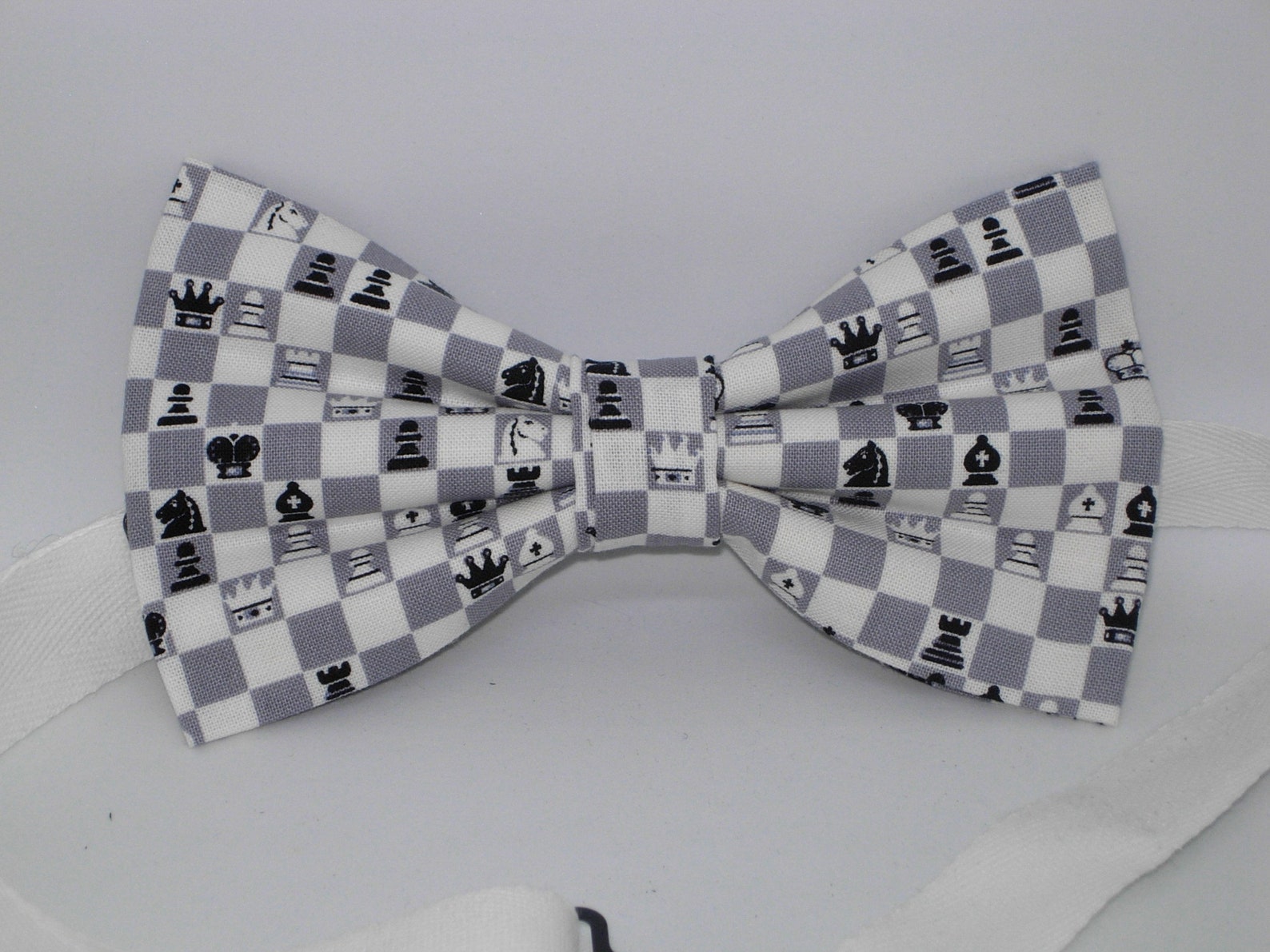 Chess Game Bow Tie Chess Pieces Pre-tied Bow Tie Chess - Etsy