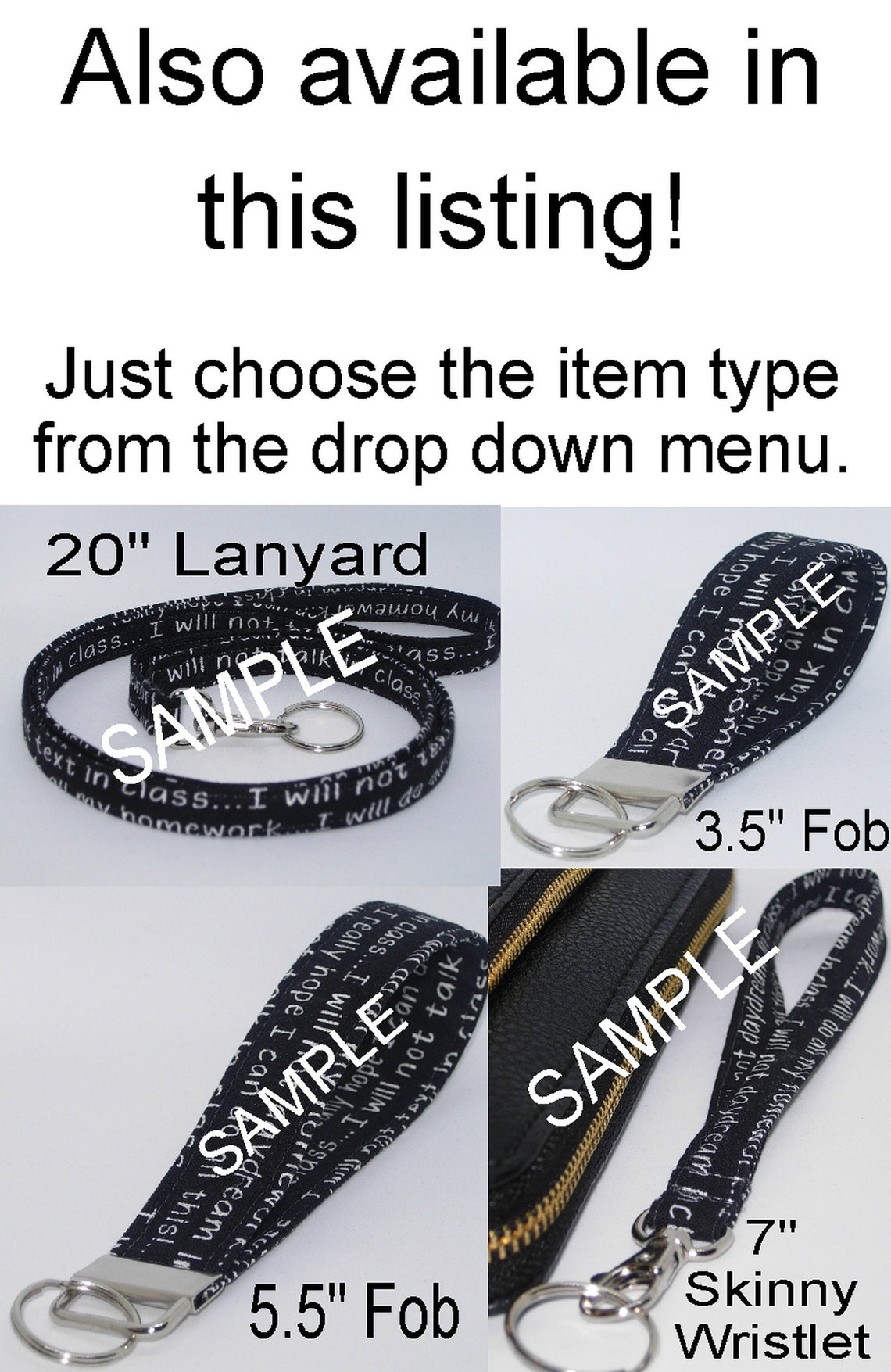 Gamer Lanyard, Video Game Icons on Black, Cell Phone Wristlet, Gaming ...