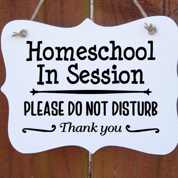 Homeschool Do Not Disturb Sign - Etsy