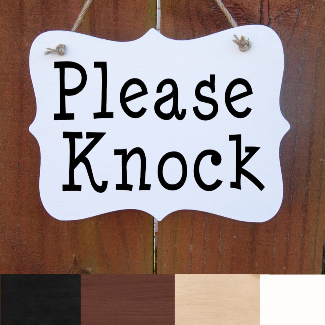 Please Knock Sign Office Sign Front Door Sign Business - Etsy