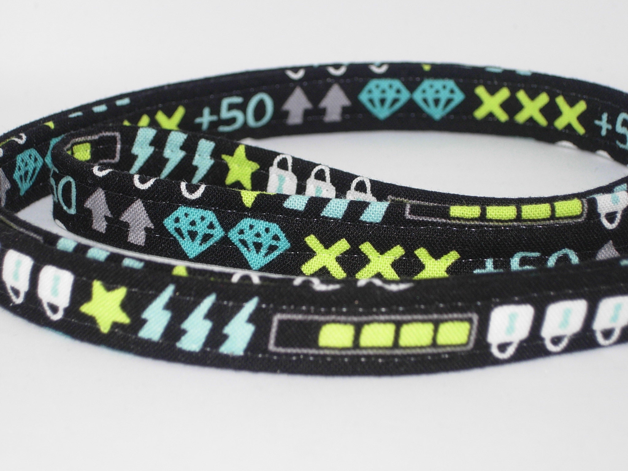 Gamer Lanyard Video Game Icons on Black Cell Phone Wristlet - Etsy
