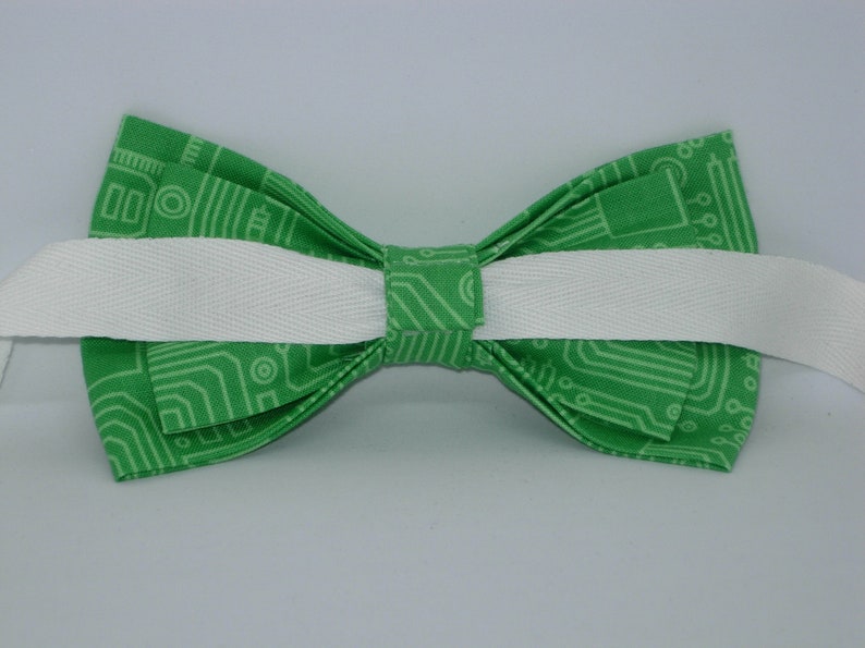 Computer Bow Tie, Light Green PCB, Circuit Board, Pre-tied or Self-tie ...