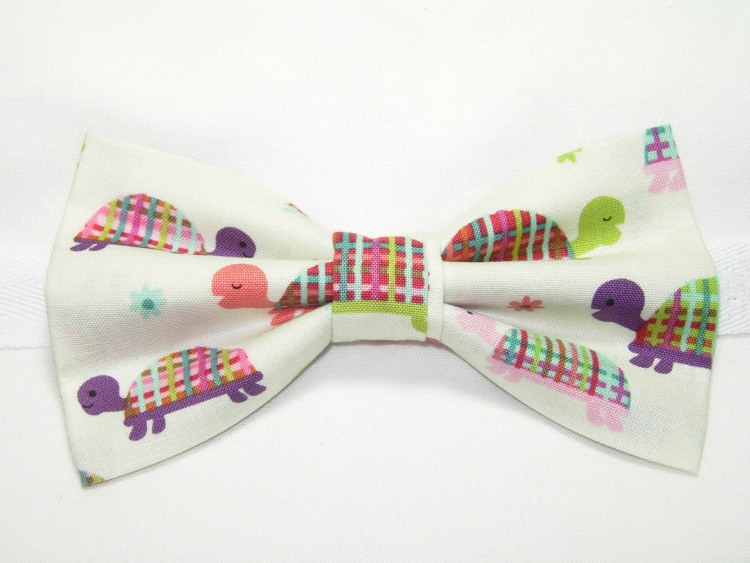 Turtles Bow Tie Plaid Bow Tie Pre-tied Bow Tie Mens | Etsy