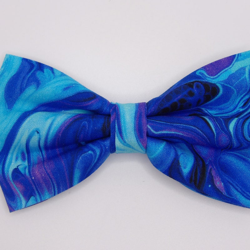 Blue Bow Tie - Etsy