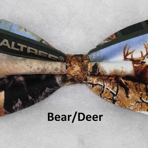 Realtree Camo Hunting Theme Pre-tied Bow Tie Deer Bear Hunting Cabin ...