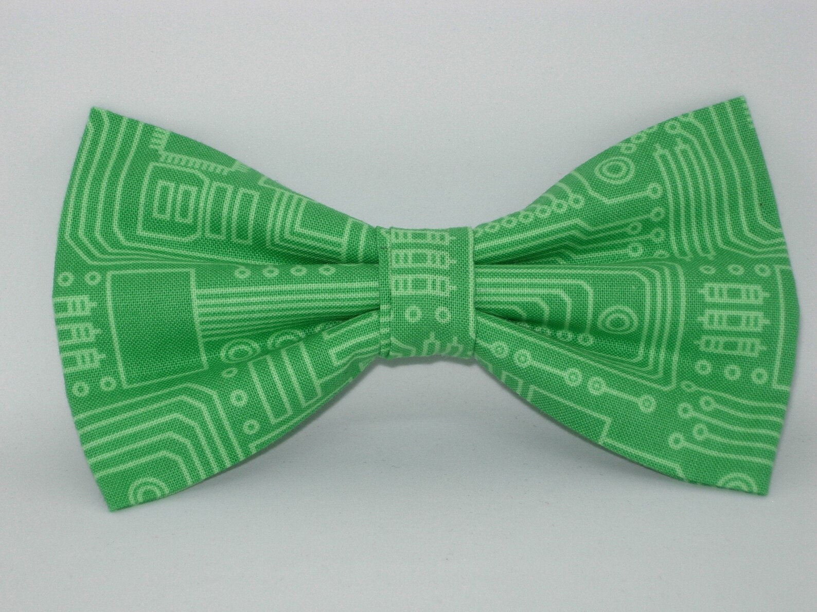 Computer Bow Tie, Light Green PCB, Circuit Board, Pre-tied Bow Tie, Bow ...