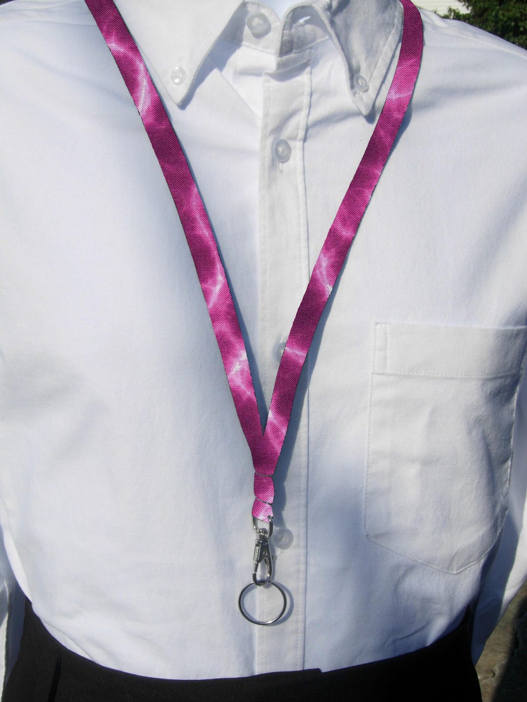 Shocking Pink Lanyard, Tesla Coil, Science Teacher Lanyard, Key Fob ...
