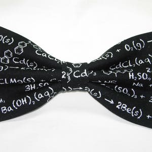Chemistry Bow Tie, Science Equations, Chemical Formulas, Self-tie or ...