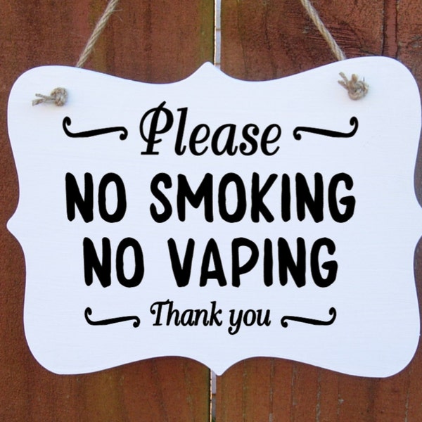 No Smoking Sign - Etsy