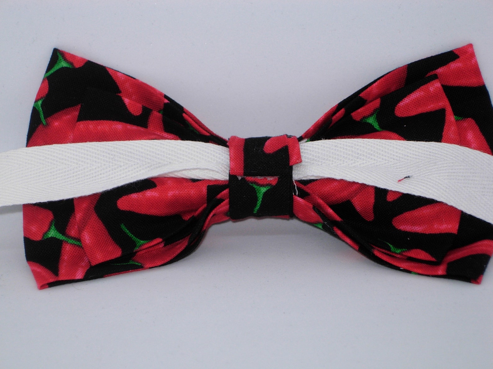 Red Chili Pepper Bow Tie | Self-tie or Pre-tied Cotton, Men, Boys, Pre ...
