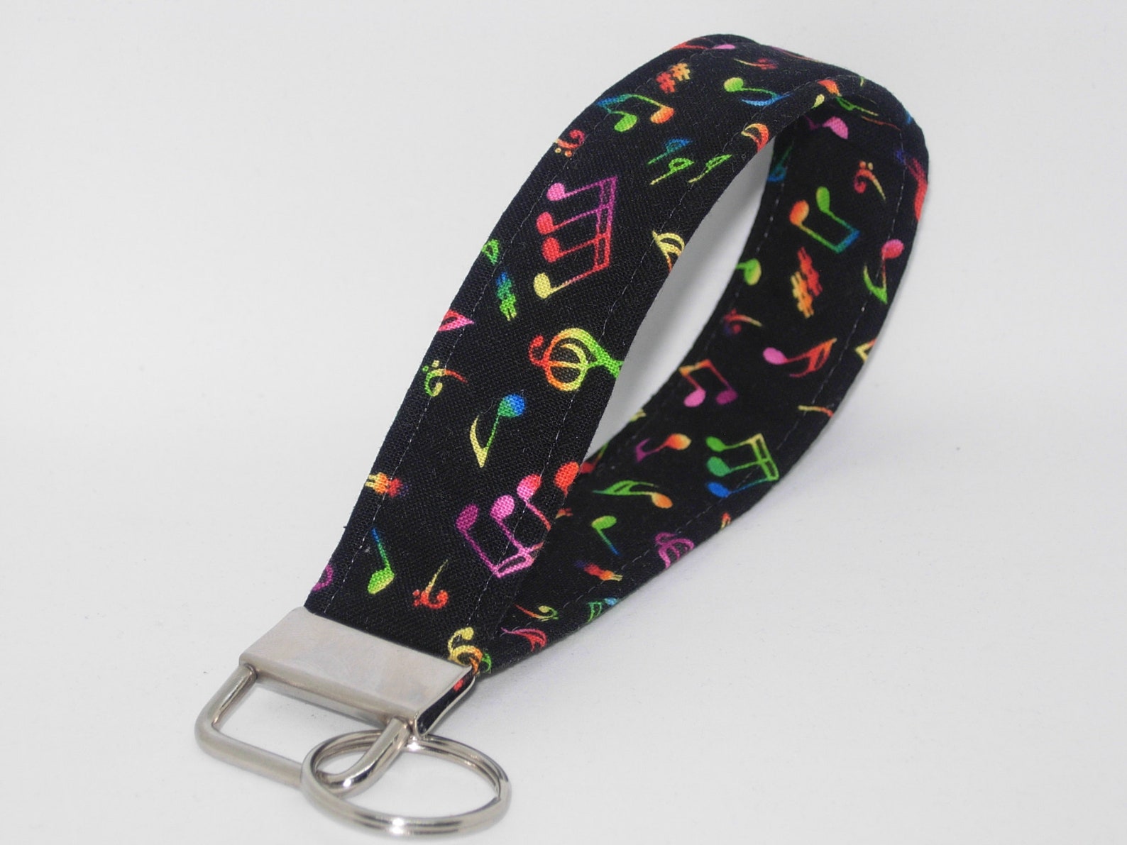 Music Teacher Key Fob Neon Musical Notes Band Teacher - Etsy