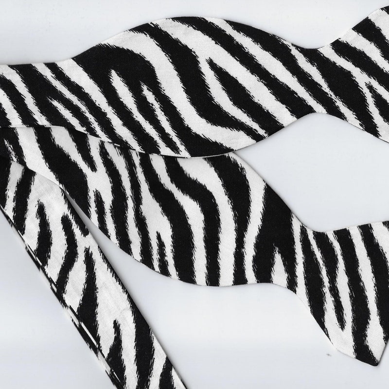 Zebra Hair Bow - Etsy