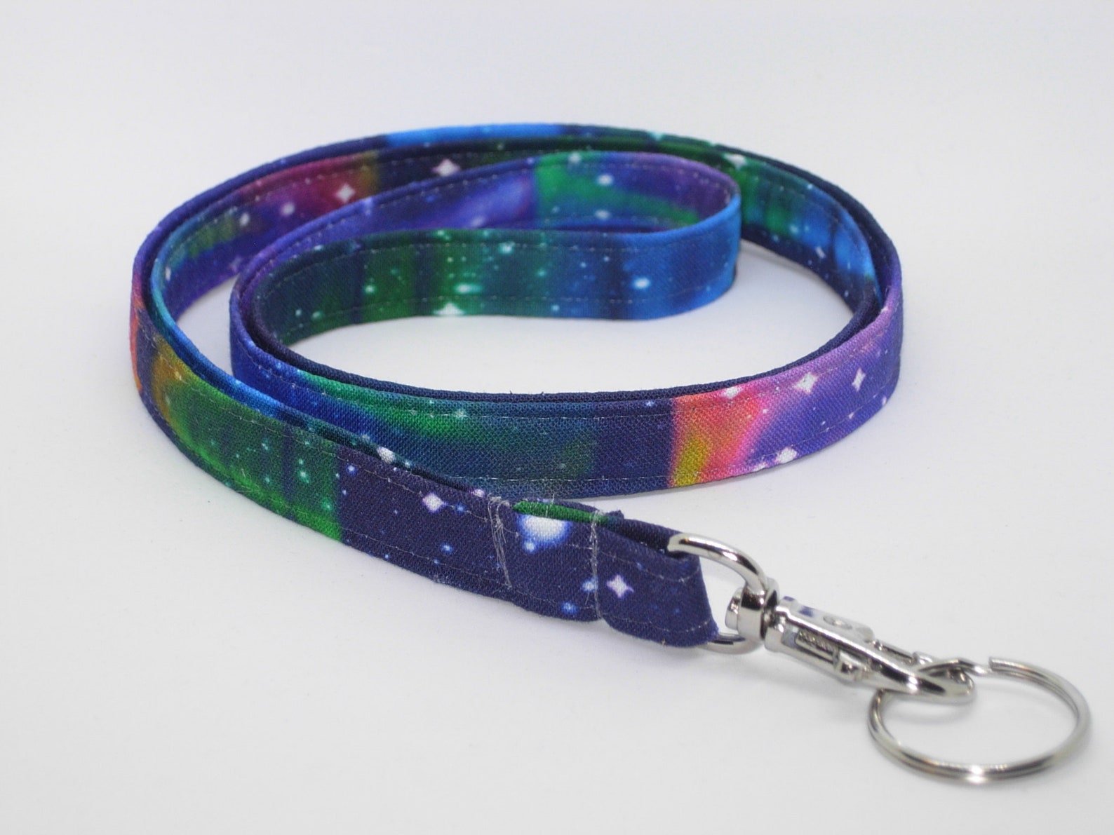 Galaxy Lanyard, Northern Lights & Stars, Outer Space Key Fob, Teacher ...