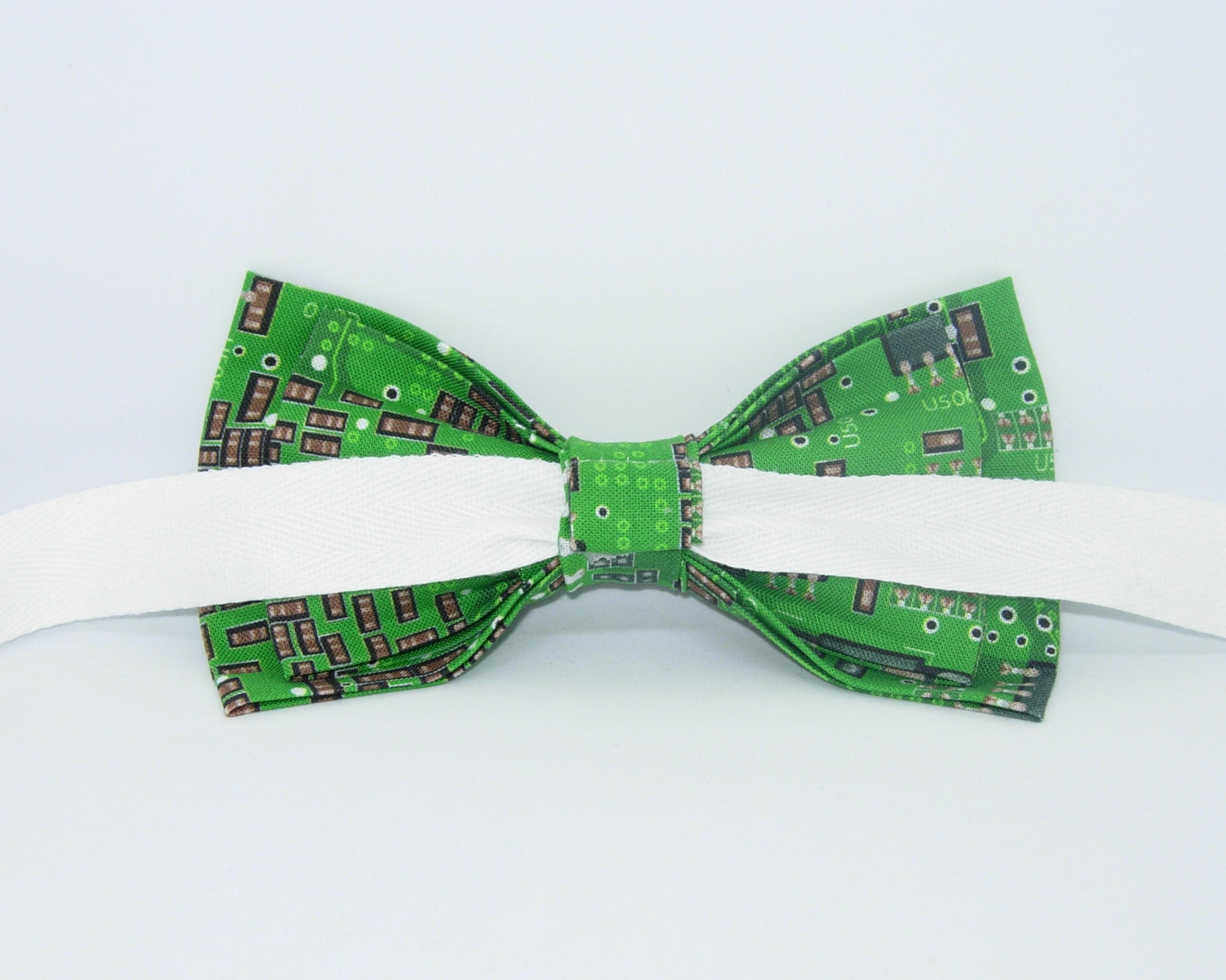 Computer Bow Tie, Circuit Board With Resistors, Pre-tied or Self-tie ...