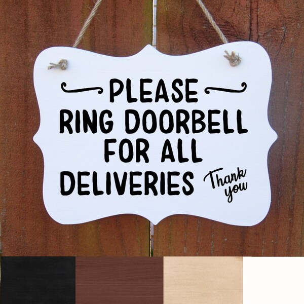 Please Use Doorbell Sign - Etsy