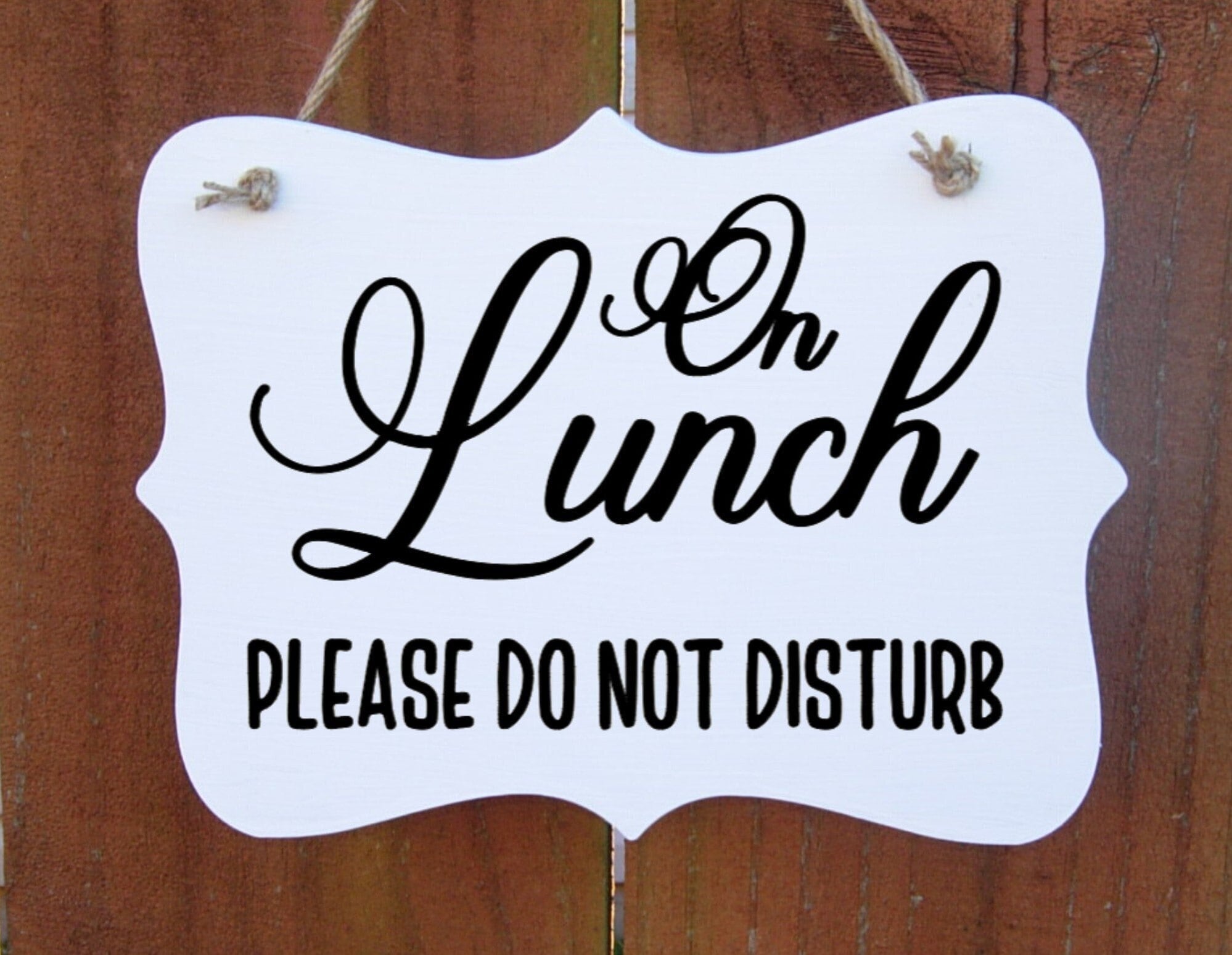 On Lunch Sign Please Do Not Disturb Wood Sign Office Sign - Etsy UK