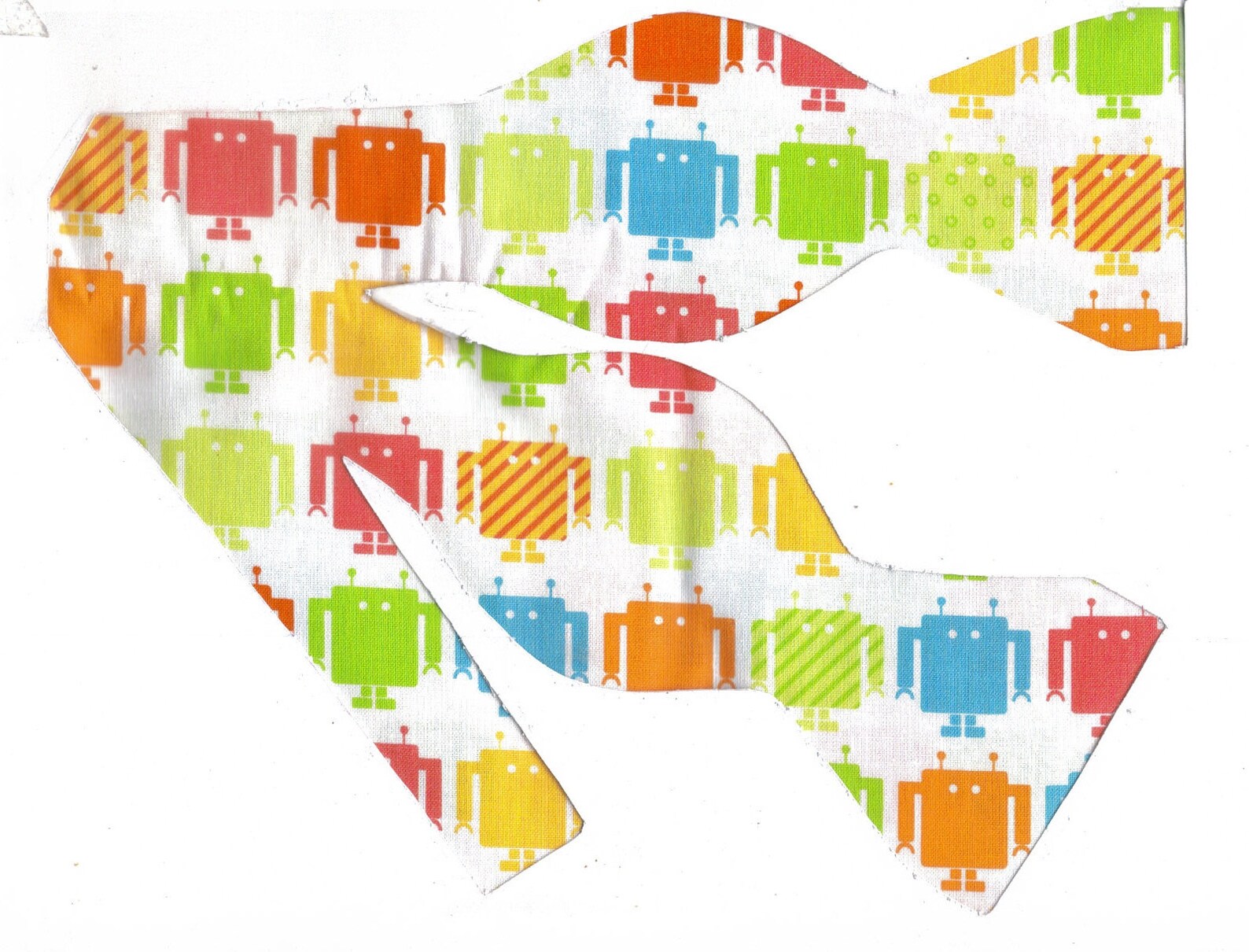 Robot Bow Tie Neon Colors Tech Bow Tie Science Bow Tie - Etsy