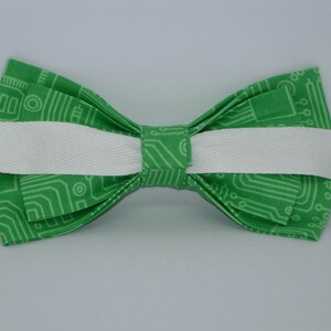 Computer Bow Tie, Light Green PCB, Circuit Board, Pre-tied Bow Tie, Bow ...