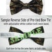 Snake Skin Bow Tie, Taupe & Tan Snake Skin Design, Pre-tied Bow Tie ...