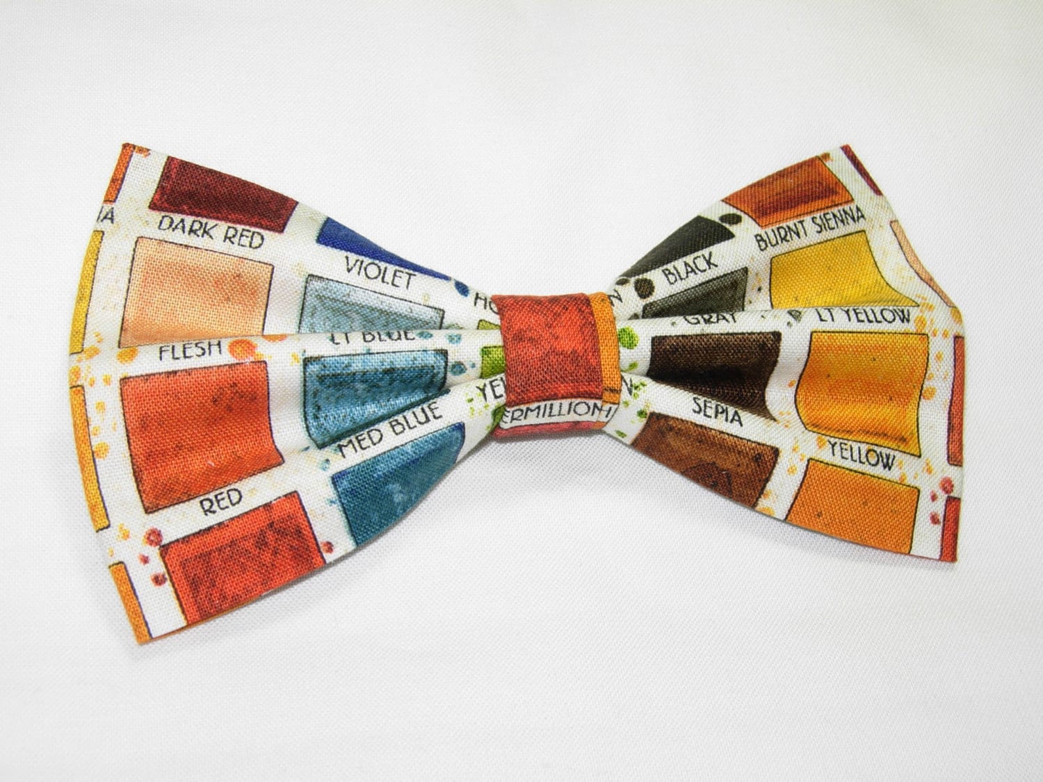 Painter's Palette Bow Tie Paint Color Chart Pre-tied | Etsy