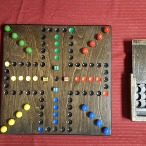 Aggravation Board Game Handmade Board Games Heirloom Wahoo - Etsy
