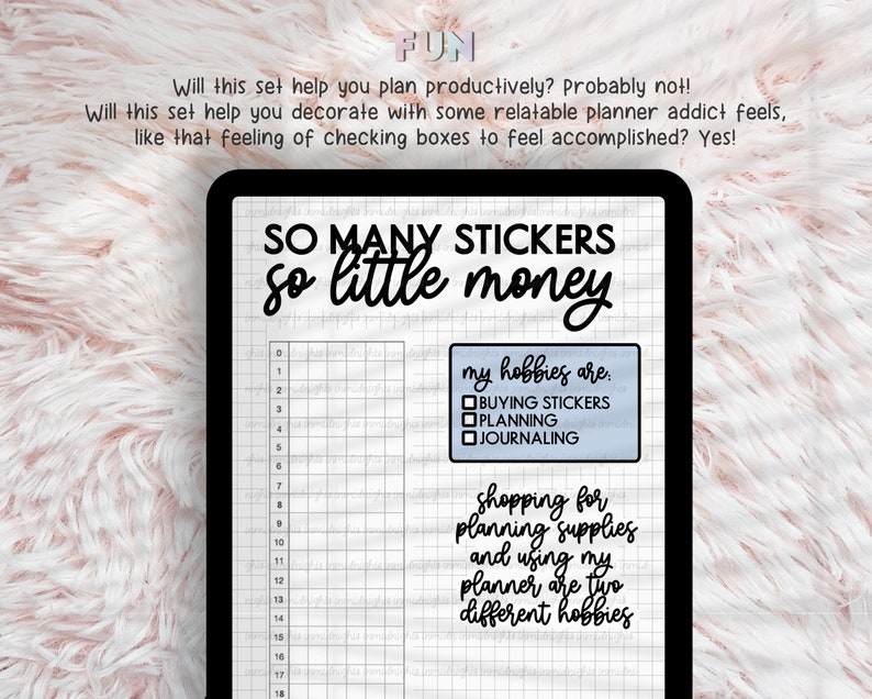 Planner Addict Digital Stickers Sticker Addict Printable Minimalist ...
