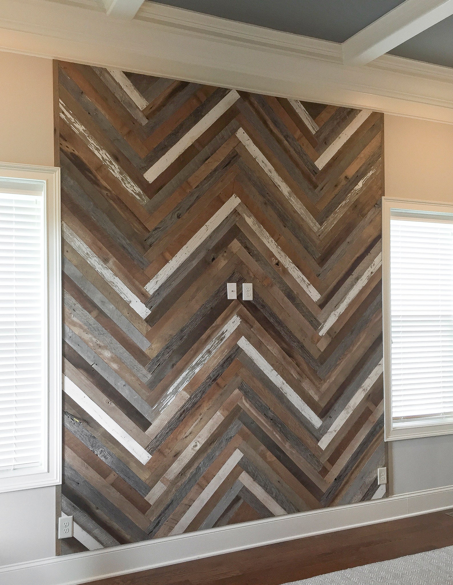 Herringbone Barnwood Tiles - Etsy