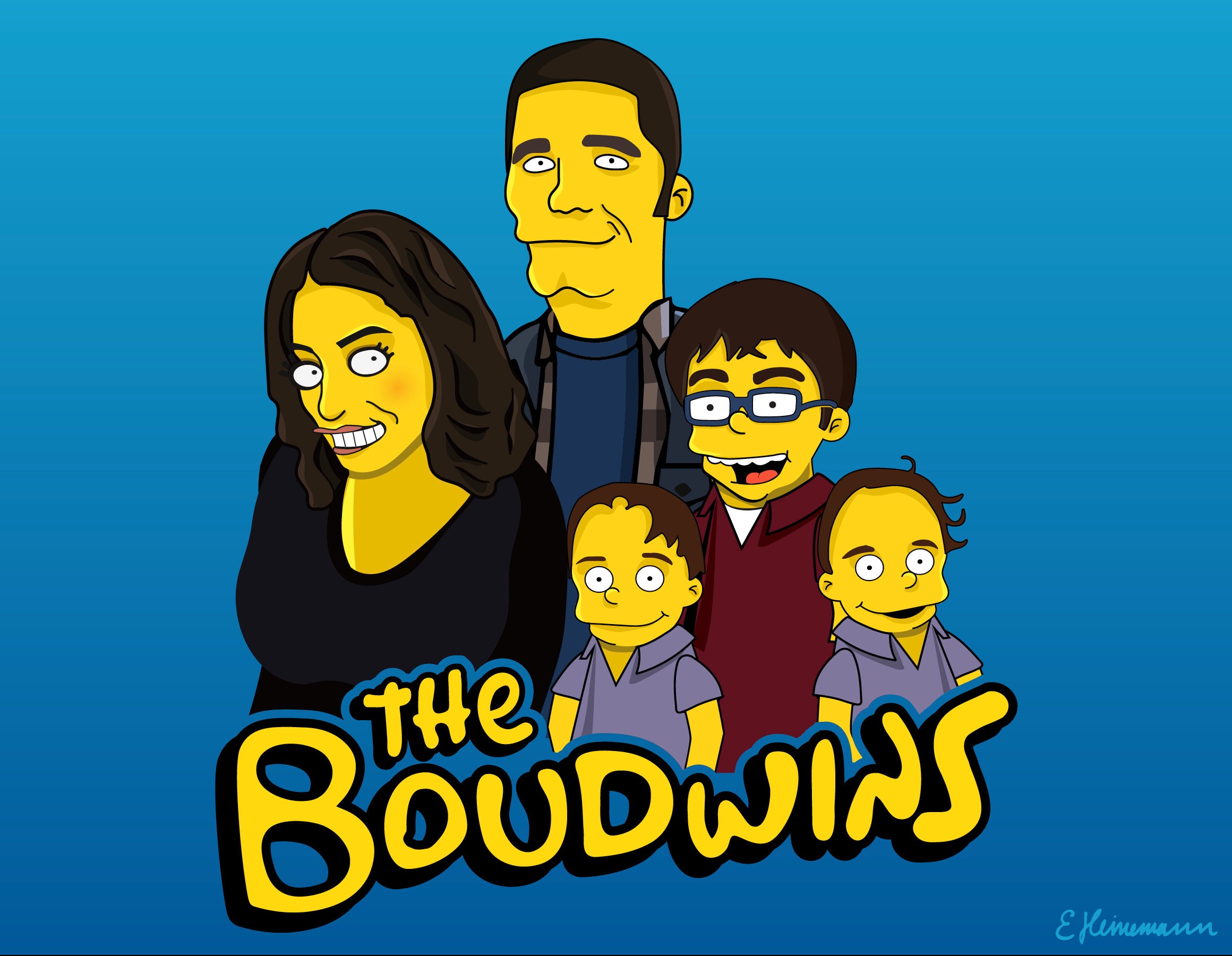 Personalized Cartoon Digital Drawing - Etsy